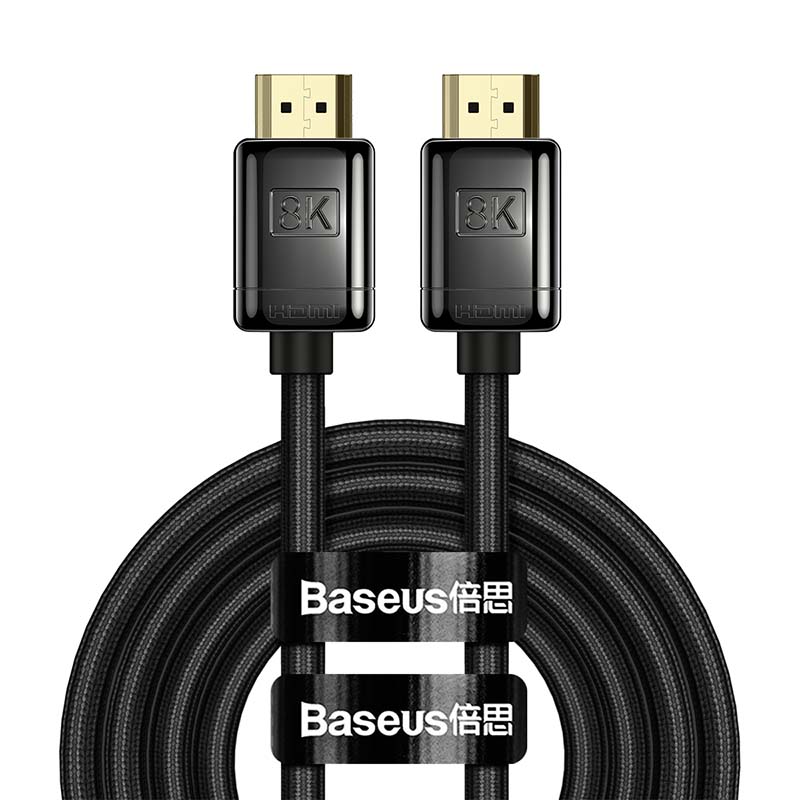 Baseus High Definition Series HDMI 2.1 cable, 8K 60Hz, 3D, HDR, 48Gbps ...