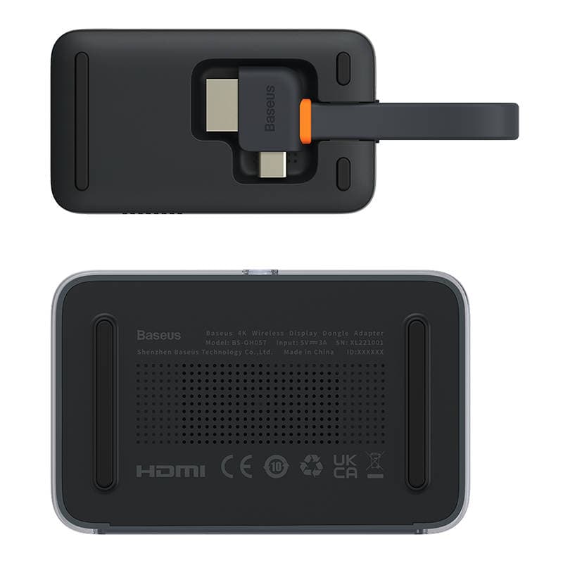 Baseus adapter for wireless video transmission, 4K (grey) - miStores.sk