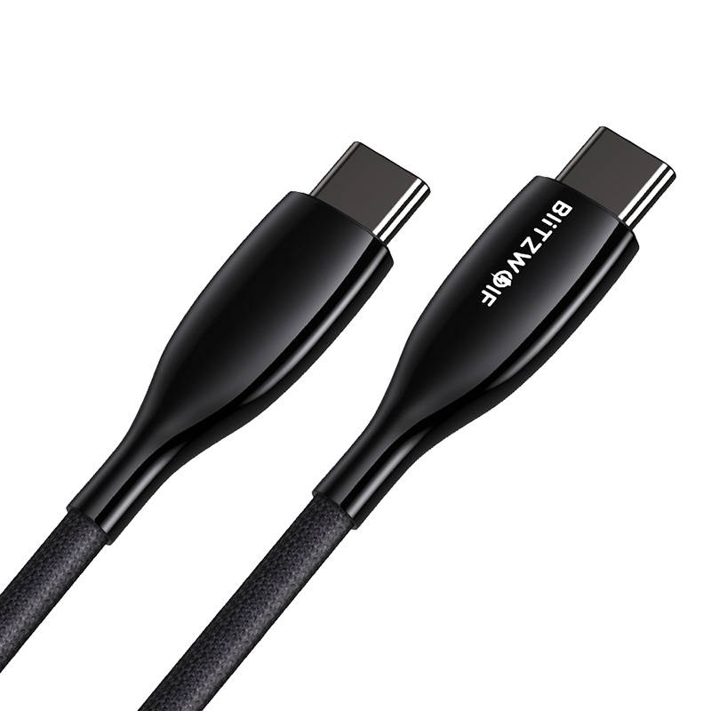 USB-C to USB-C cable BlitzWolf BW-TC24, 100W, 5A, 1.8m (black ...