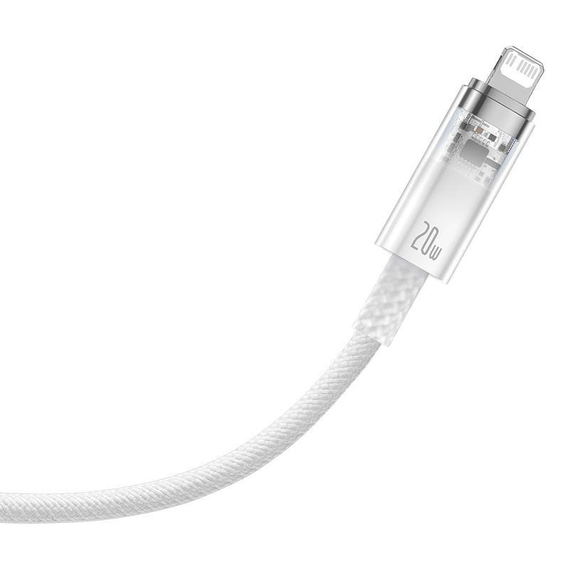 Rýchlonabíjací kábel Baseus USB-C na Lightning Explorer Series 1 m, 20 ...