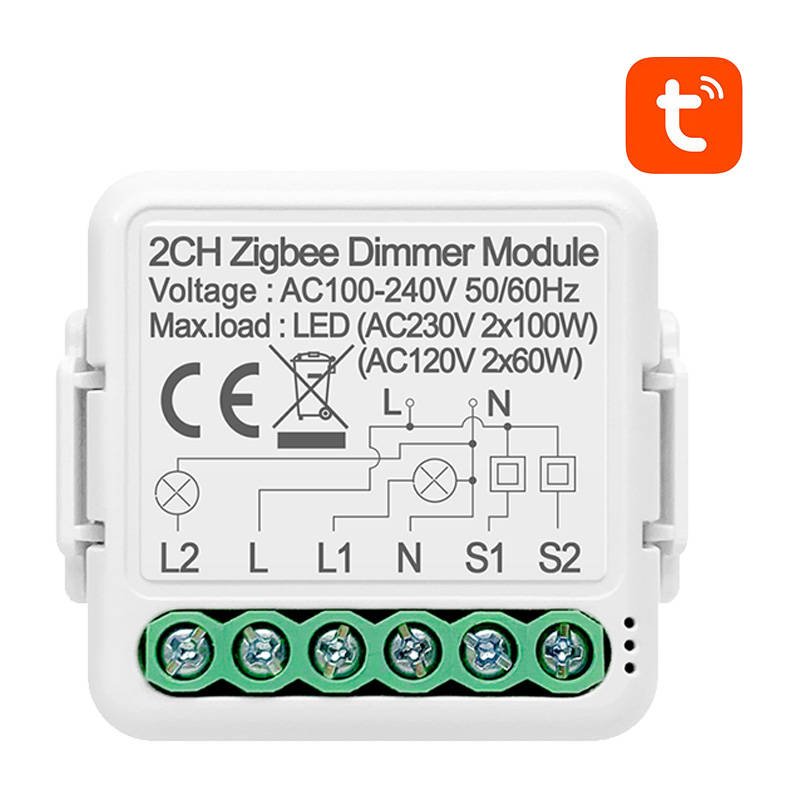 Modul inteligentného stmievača ZigBee Avatto N-ZDMS01-2 TUYA - miStores.sk